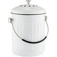 Premium Compost Bin for Kitchen Countertop - Stainless Steel Food Waste ...