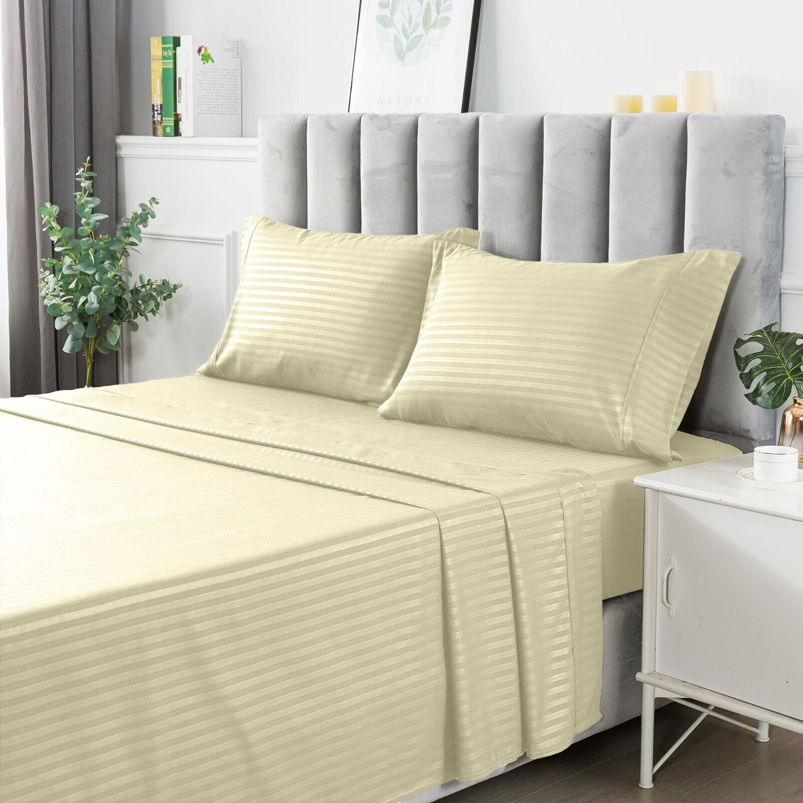 Premium Cooling Sheet Set - 3-Piece Moisture-Wicking & Hypoallergenic ...