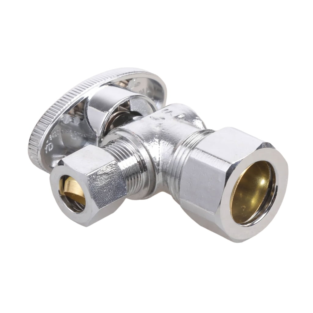 Premium Copper Water Supply Valves 5/8"Comps To 3/8" Connection 1/2 ...