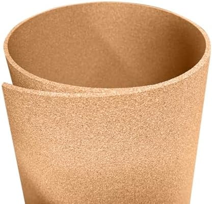 Premium Cork Roll - 4' x 12' x 1/4", 100% Natural Facing Grade Material ...