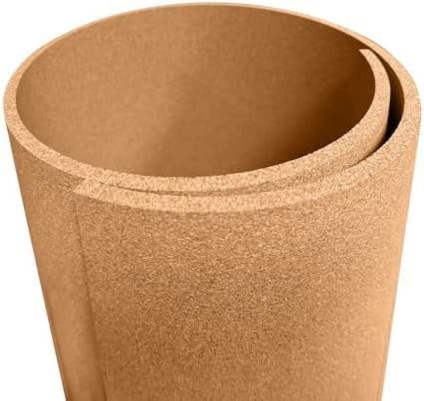 Premium Cork Sheet - 4' x 8' x 1/2", 100% Natural Facing Grade Material ...