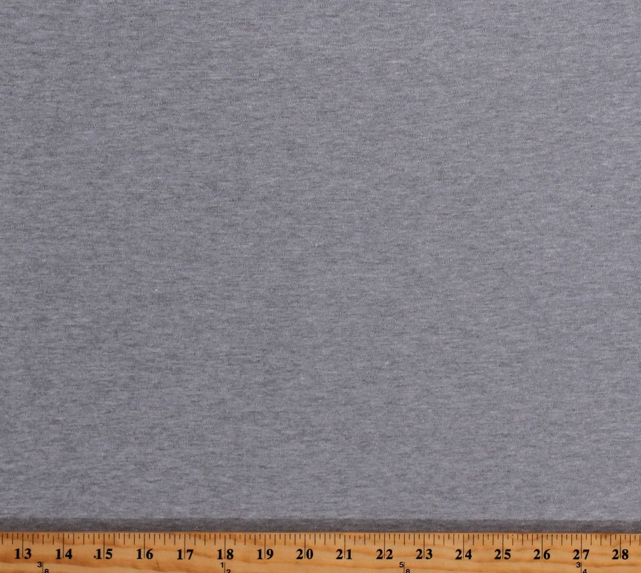 Premium Cotton Interlock Knit Soft Midweight Heather Gray 67" Wide ...