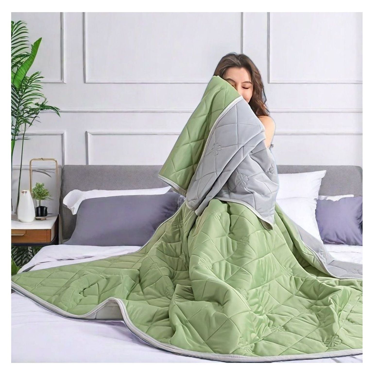 Premium Cotton Summer Comforter - Ultra-Soft All-Season Lightweight ...