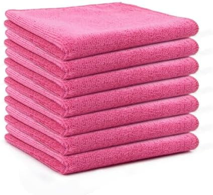 Premium Cotton Wiping Cloths, 6 Pieces, Pink - Walmart.com