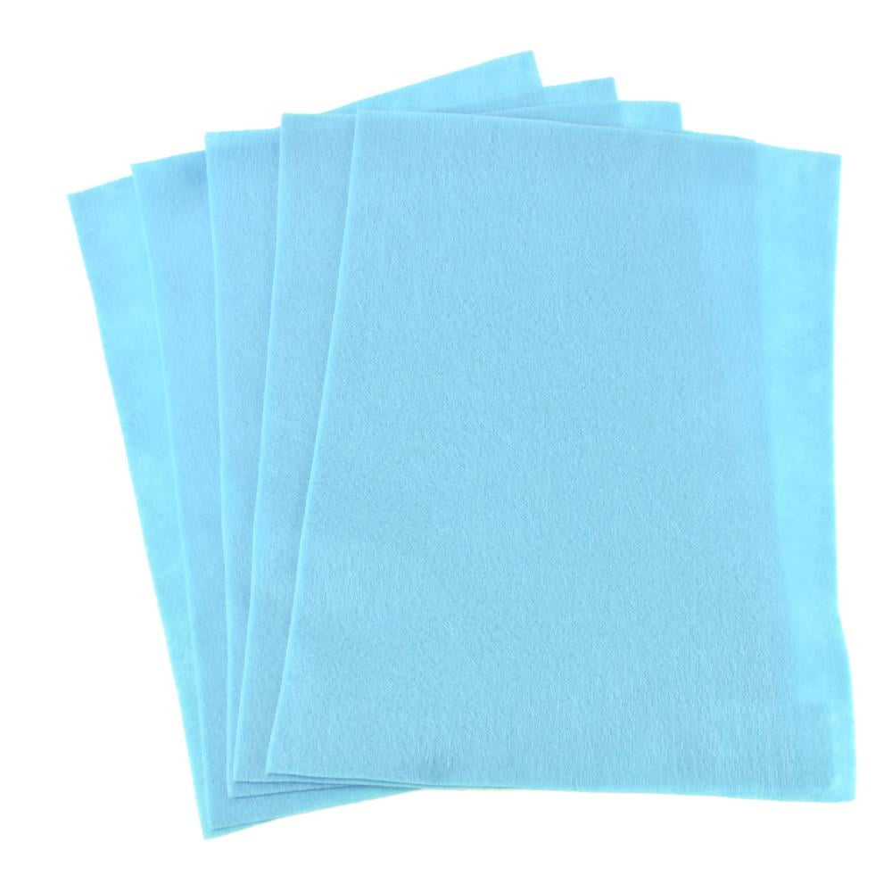 Premium Craft Felt Sheets, 8-1/2-Inch x 11-Inch, 5-Count, Light Blue ...