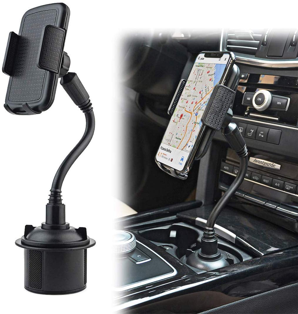 Premium Cup Holder Phone Mount for Car Universal Adjustable Base ...