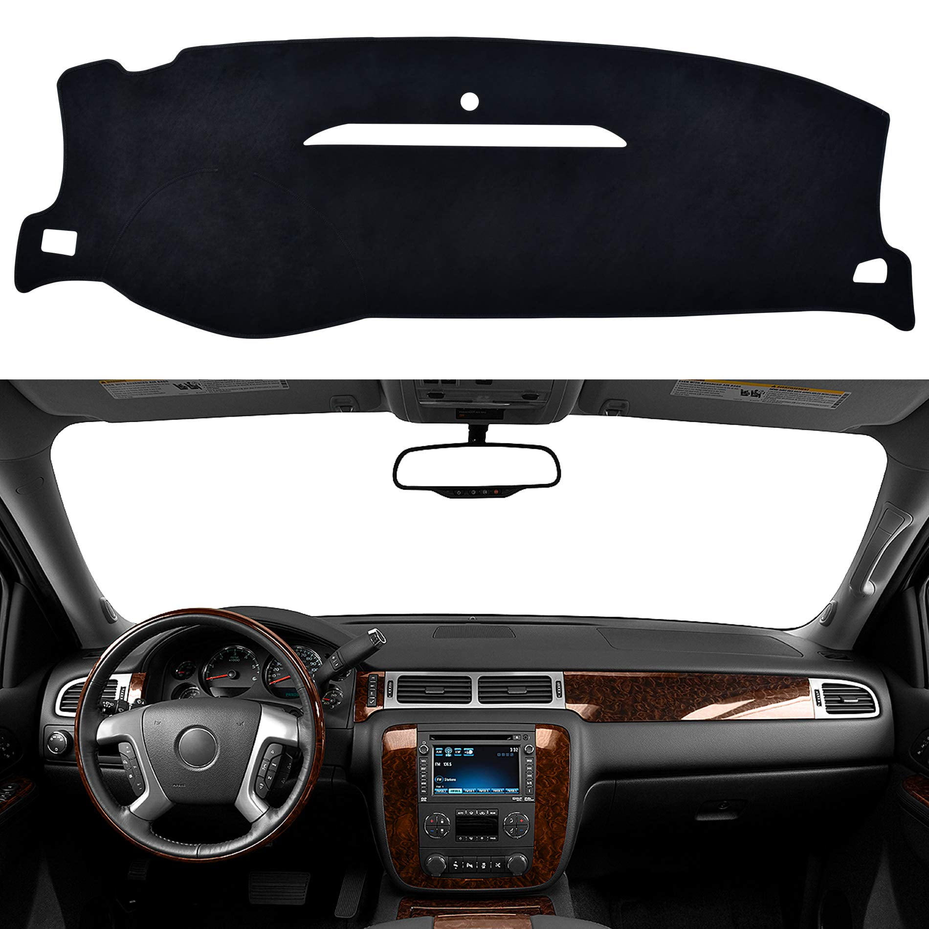 SPEEDWOW Premium Custom Fit Dashboard Cover Mat Carpet Ideal for 2007 ...