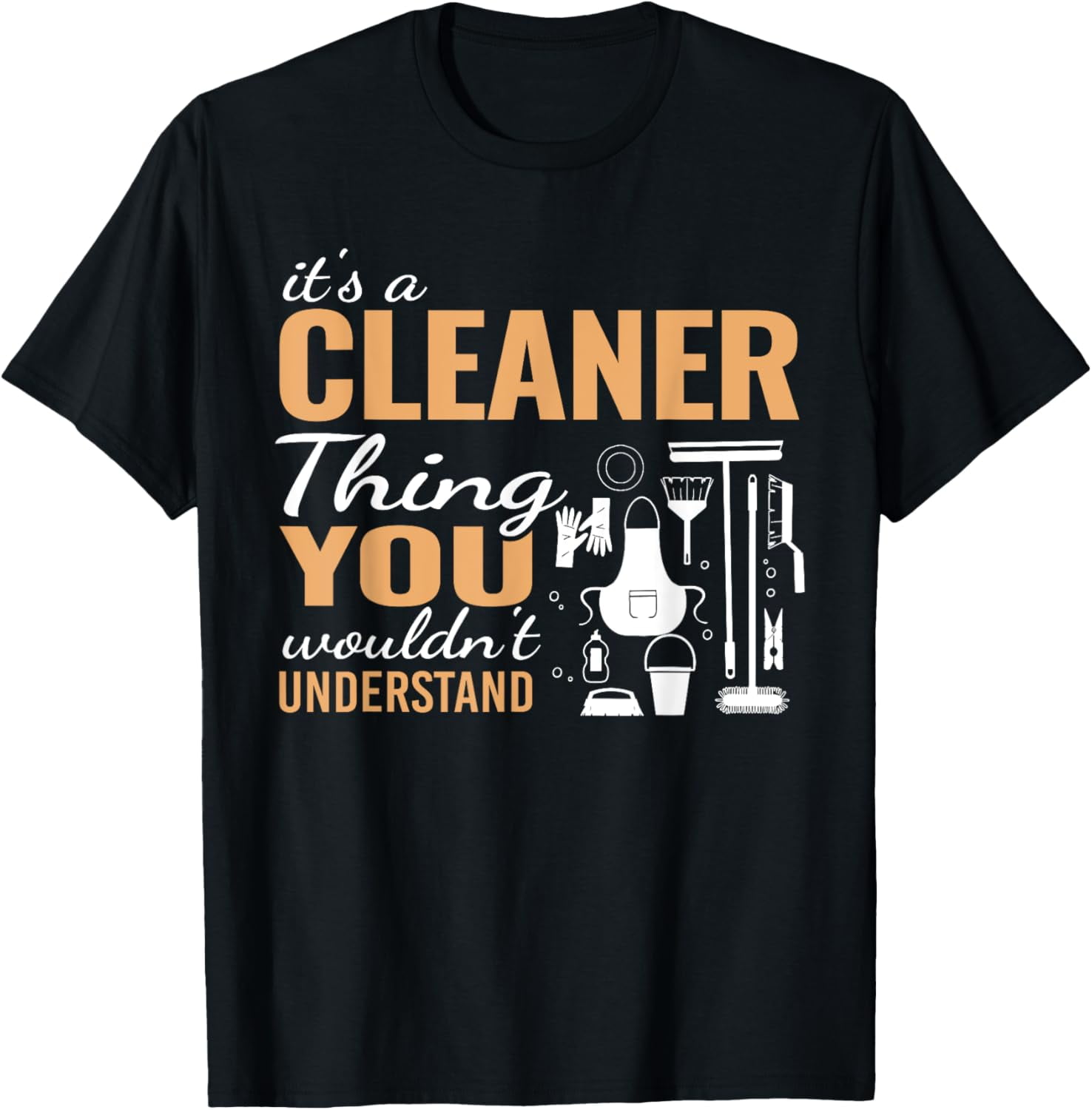 Premium Daily Comfort - Cleaning Crew funny Cleaning Service women ...