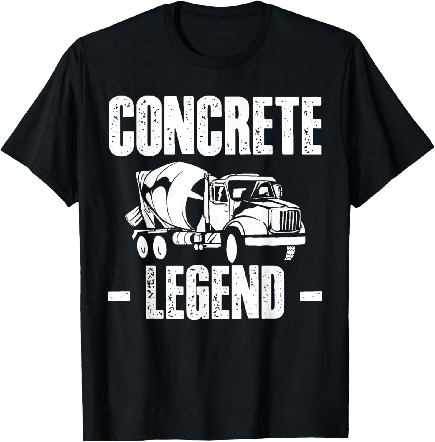 Premium Daily Comfort - Concrete Legend Concrete Worker Crew T-Shirt ...