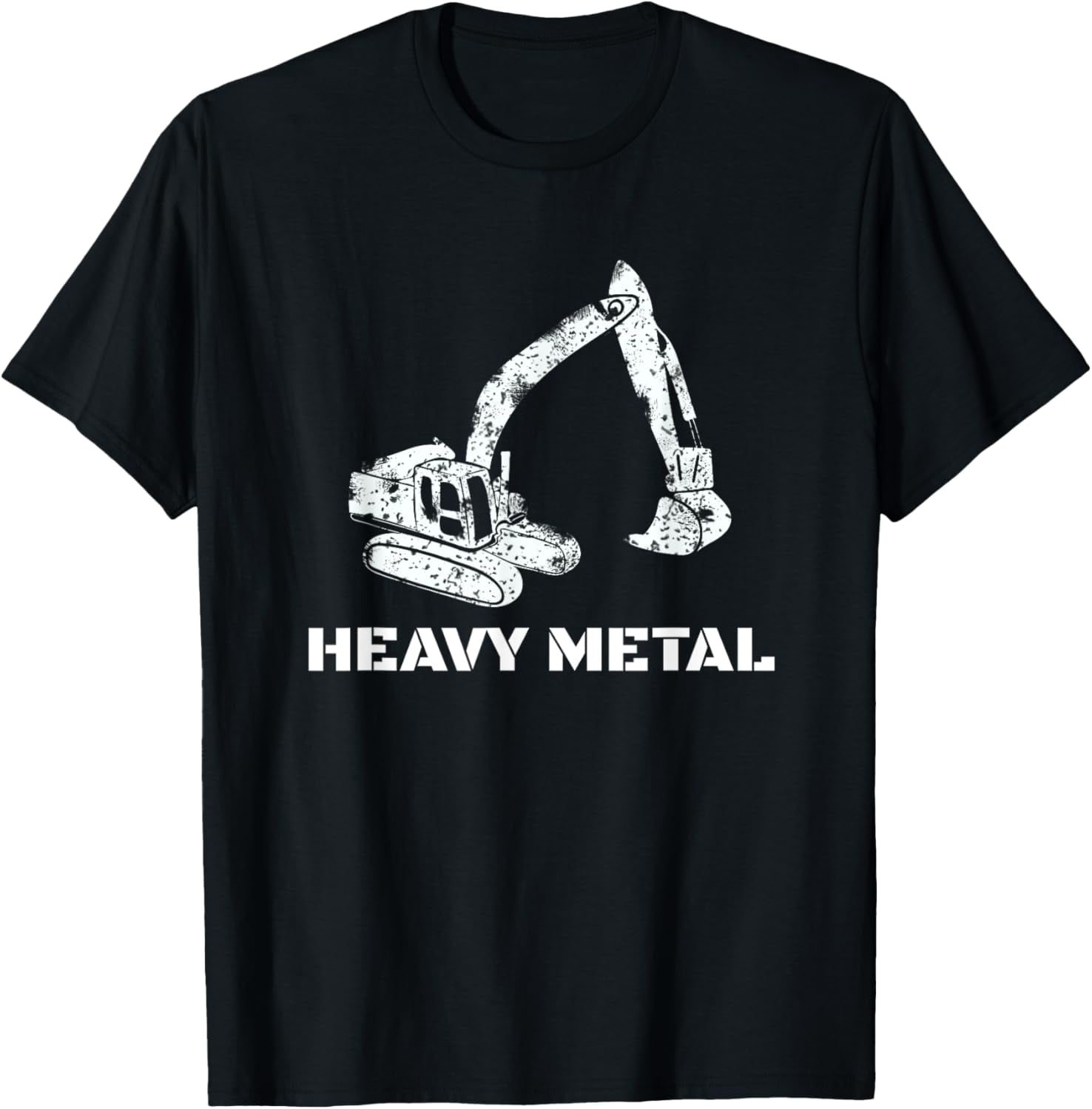 Premium Daily Comfort - "Heavy Metal" Digger Funny Backhoe Dozer ...
