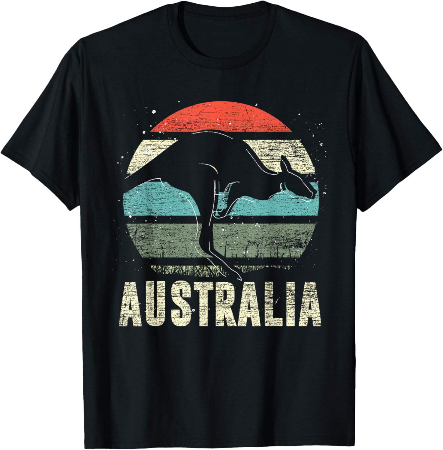 Premium Daily Comfort - Kangaroo Aussie Zoo Animal Lover Retro ...