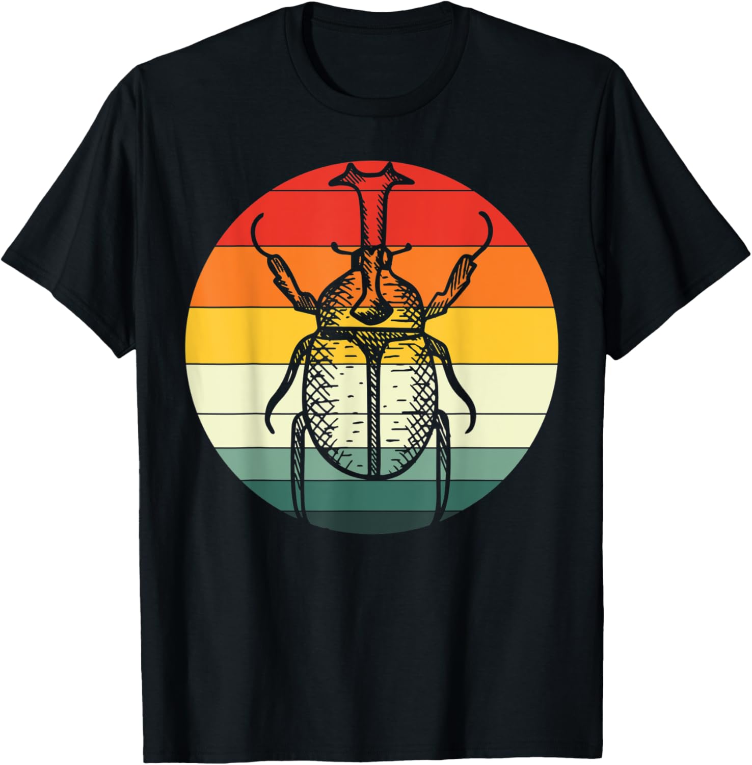 Premium Daily Comfort - Retro Insects Lover Entomology Beetle Bug T ...