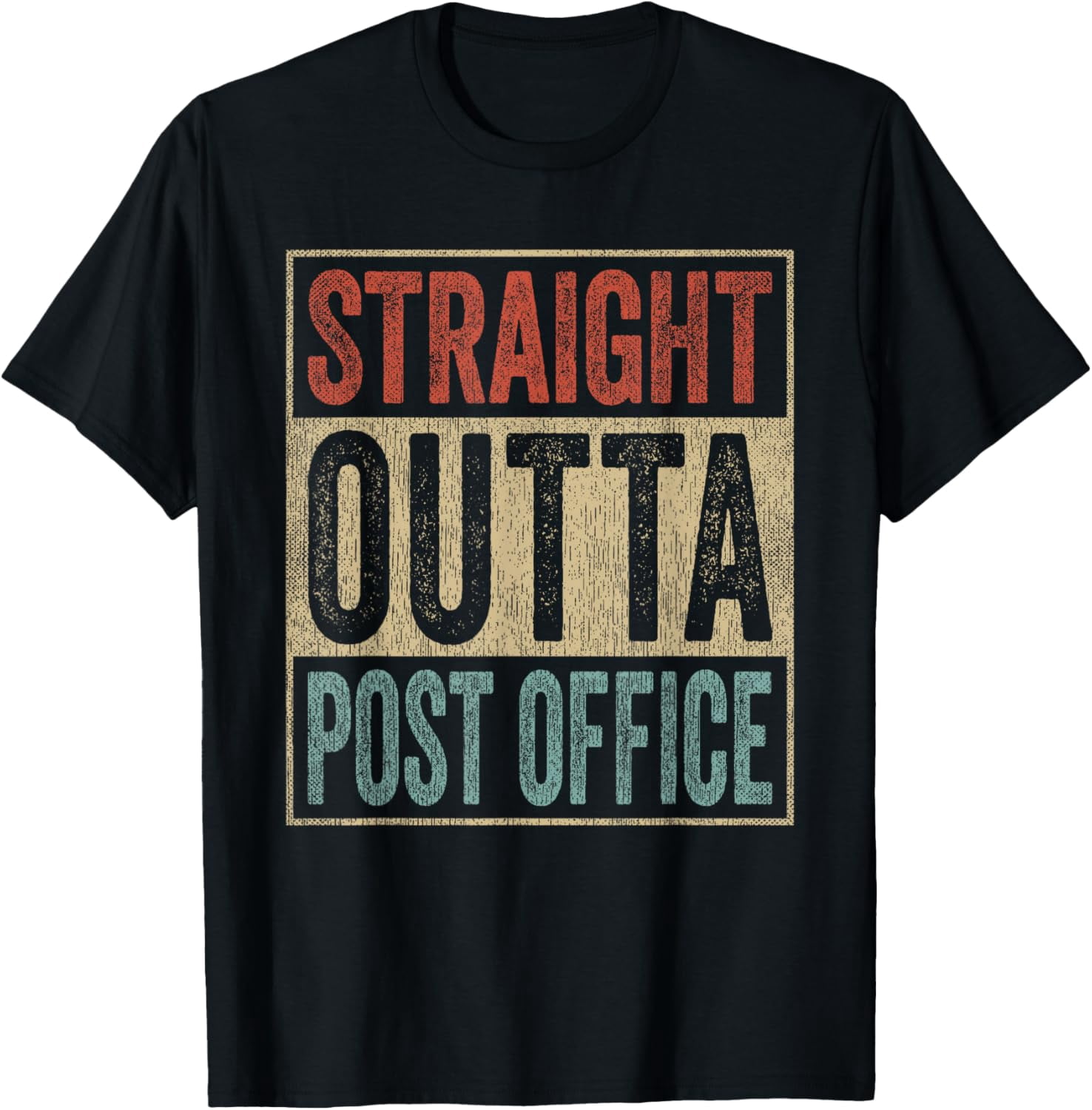 Premium Daily Comfort - Retro Straight Outta Post Office Outfit Postman ...
