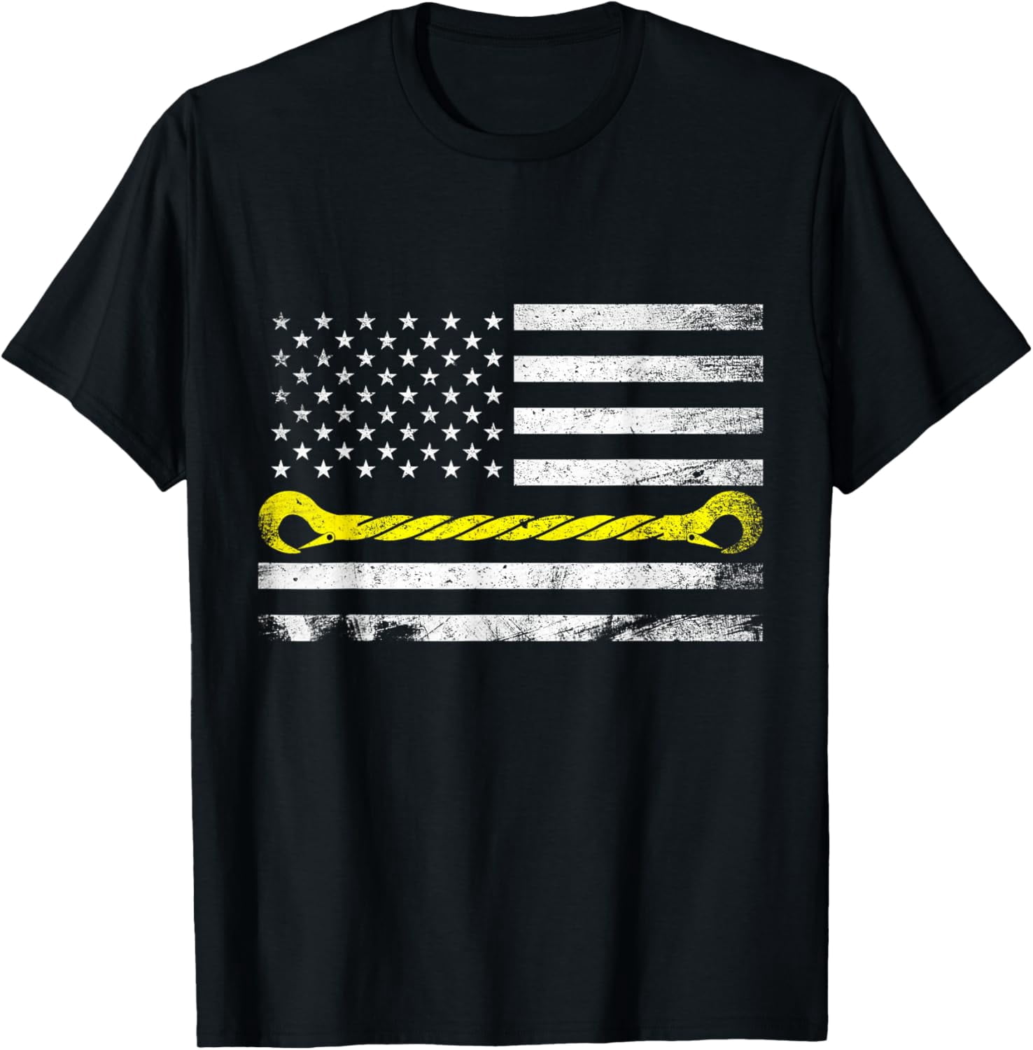 Premium Daily Comfort - Shirt Thin Yellow Line Flag Operator - Walmart.com