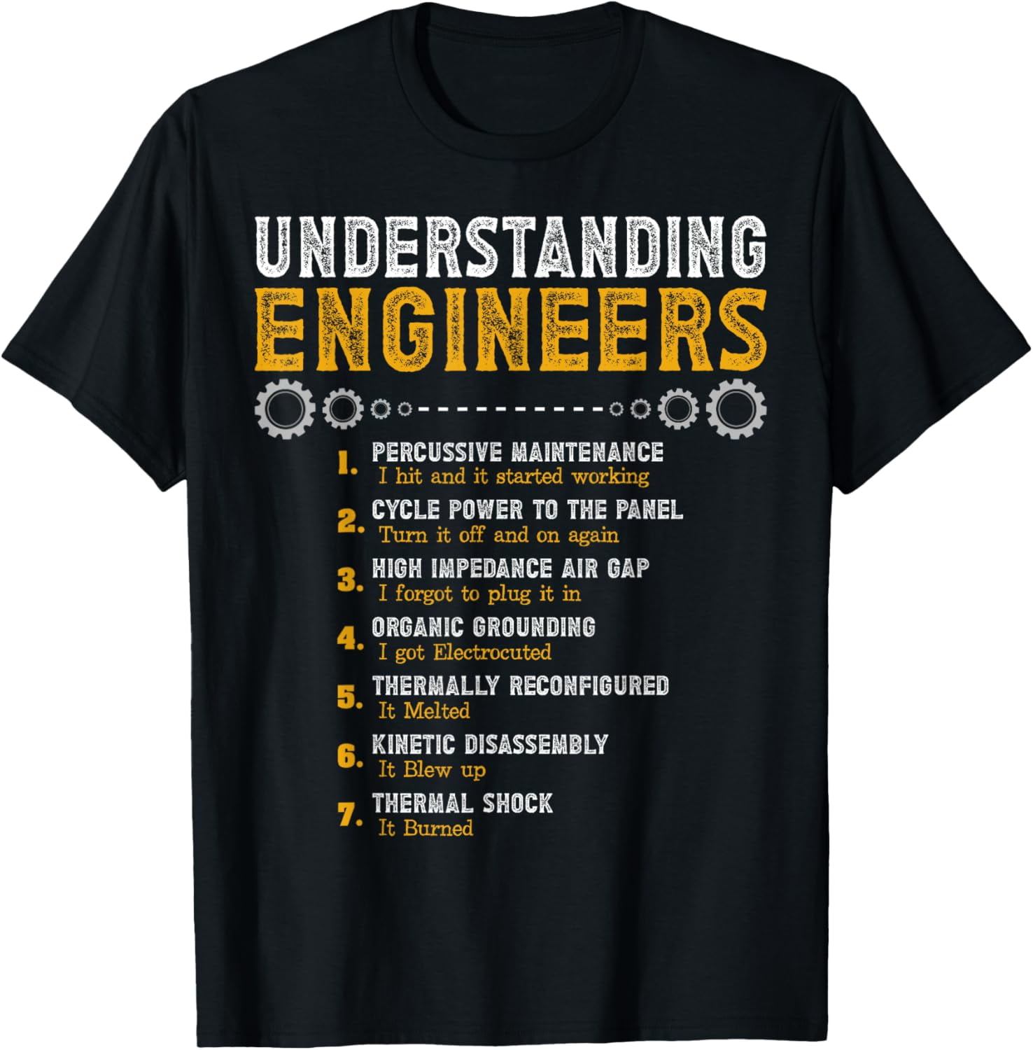 Premium Daily Comfort - Understanding Engineers Funny Engineering Humor Engineers T-Shirt ...