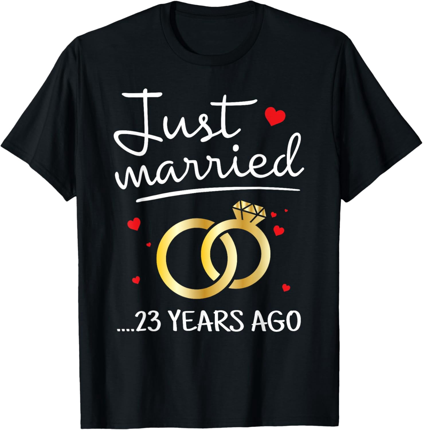 Premium Daily Comfort - Just Married 23 Years Ago Funny Couple 23rd ...