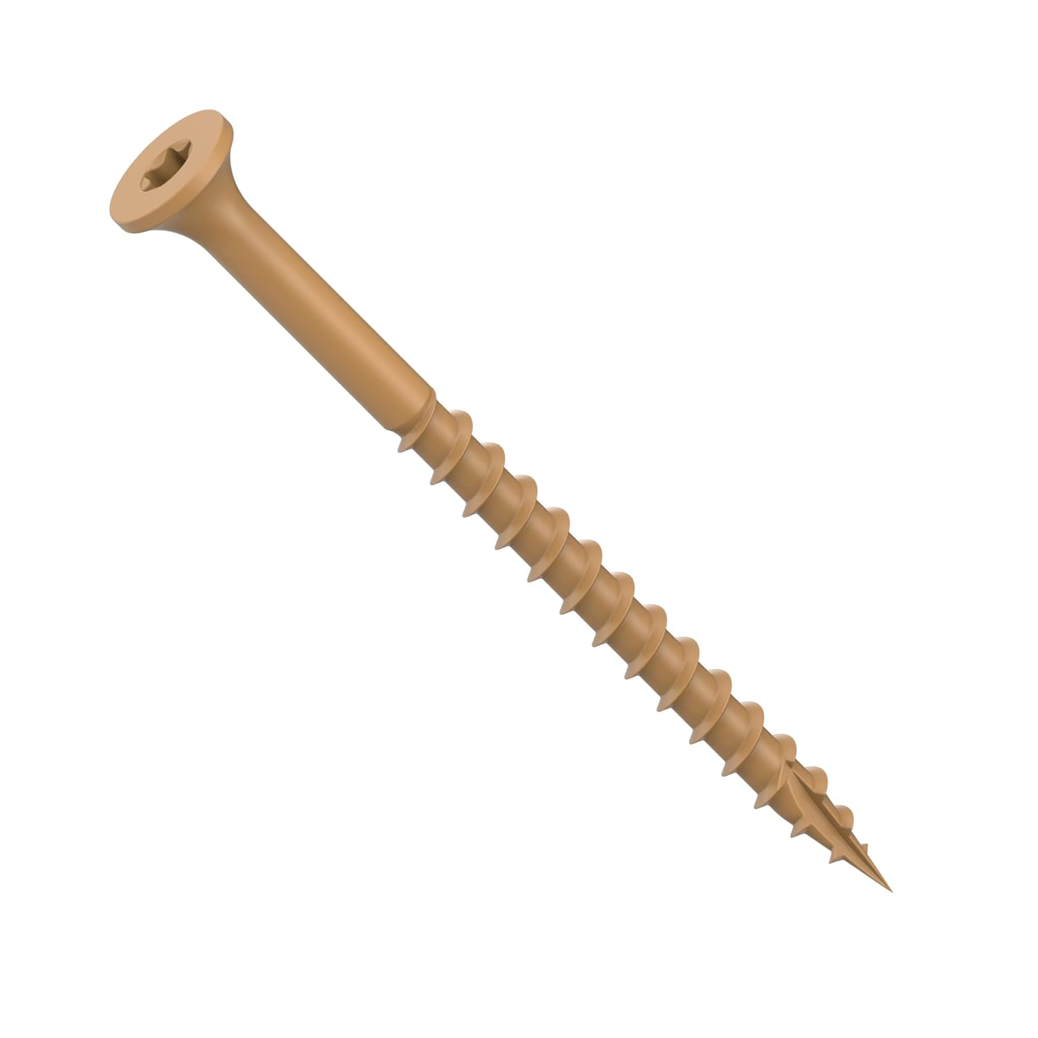 Premium Deck Screws 2 1 2 9 100 Ct Tan Walmart