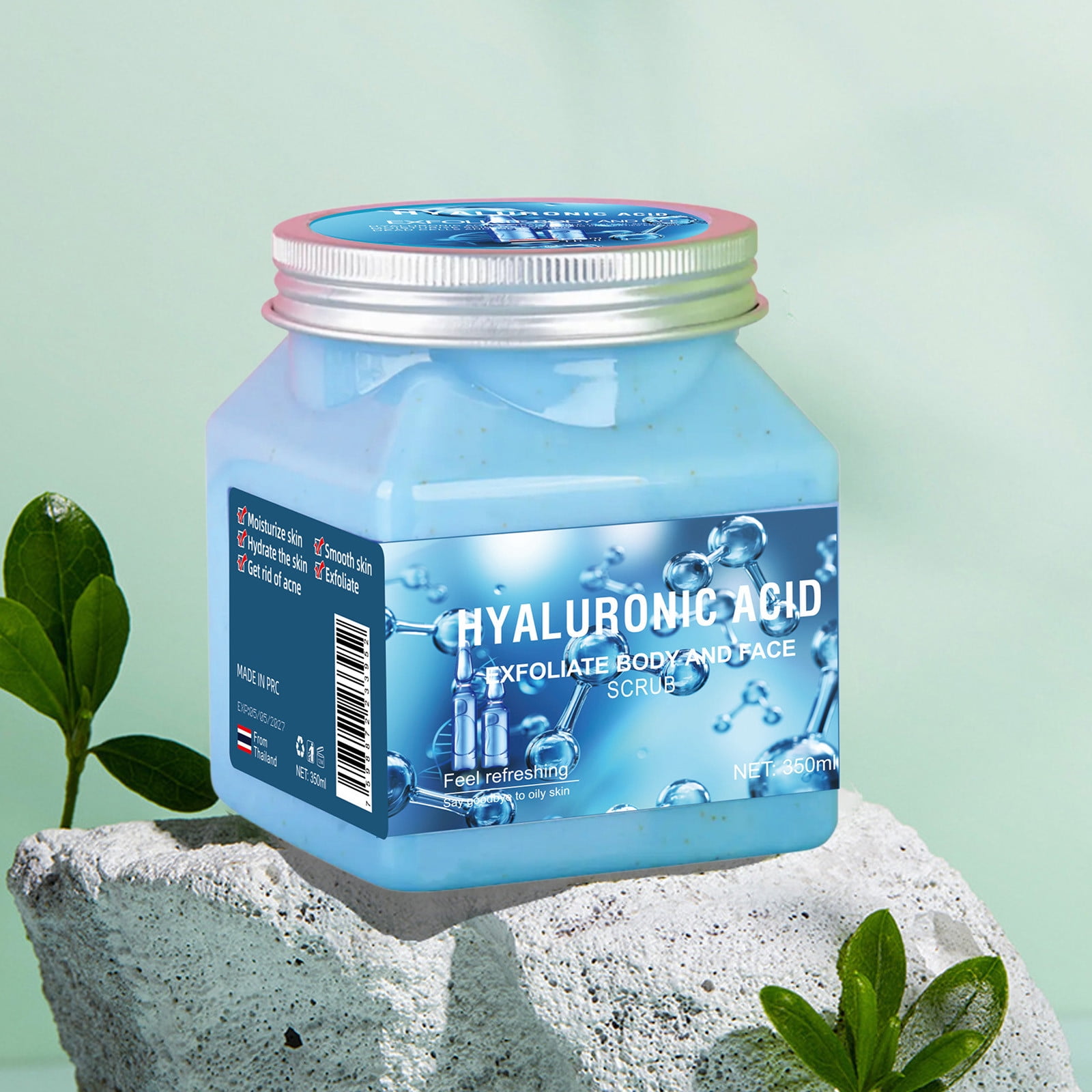 Premium Deep Exfoliating Body Scrub - 350ml Detoxifying & Clarifying ...