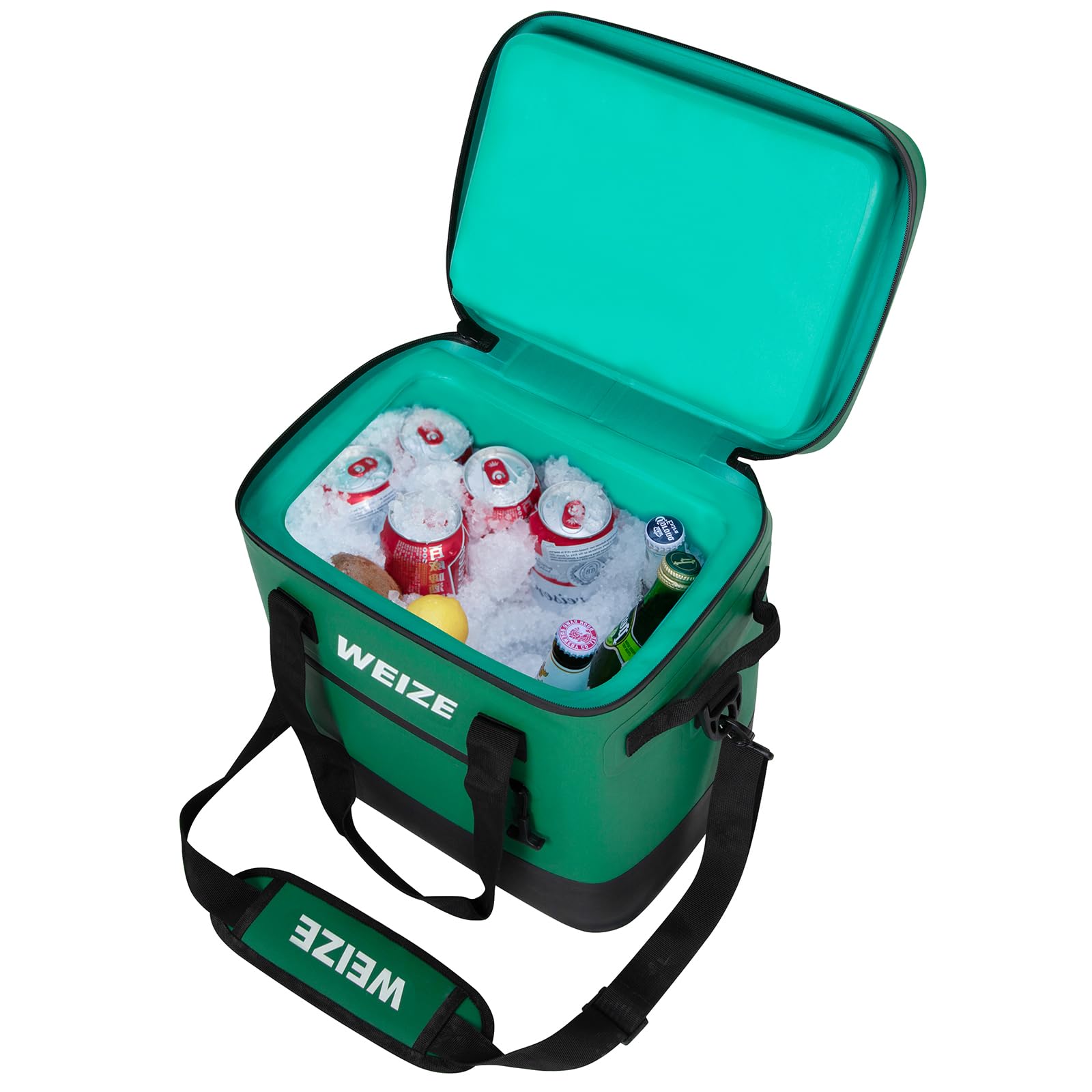 Premium Deep Freeze Welded Soft-Sided Cooler, 48H Ice Retention, 24 Can ...