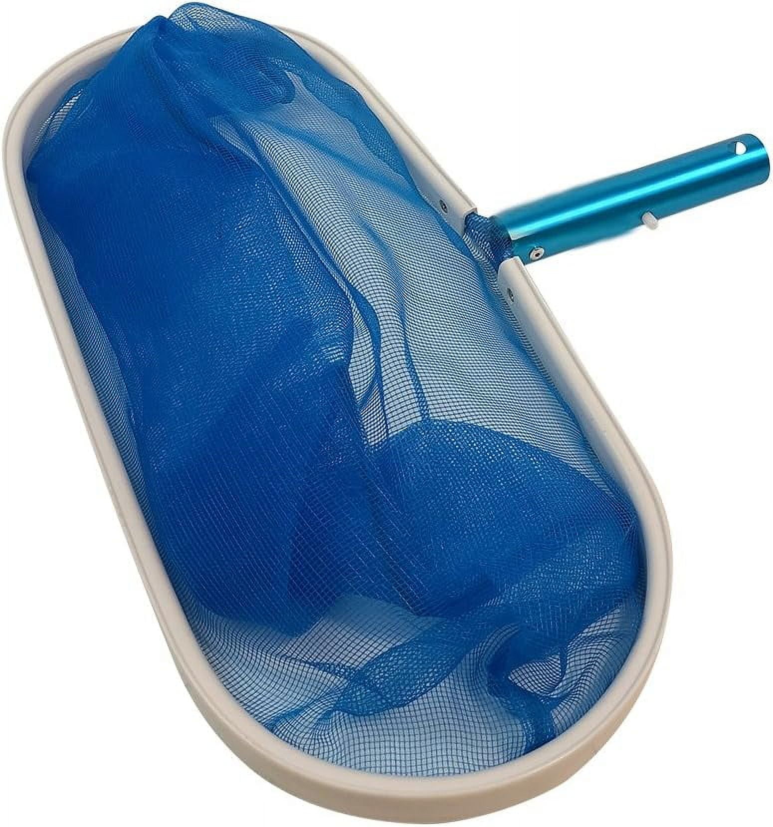 Premium Deep Leaf Rake with Heavy Duty Aluminum Frame Deep Fine Net for ...