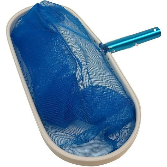 Premium Deep Leaf Rake with Heavy Duty Aluminum Frame Fine Net for ...