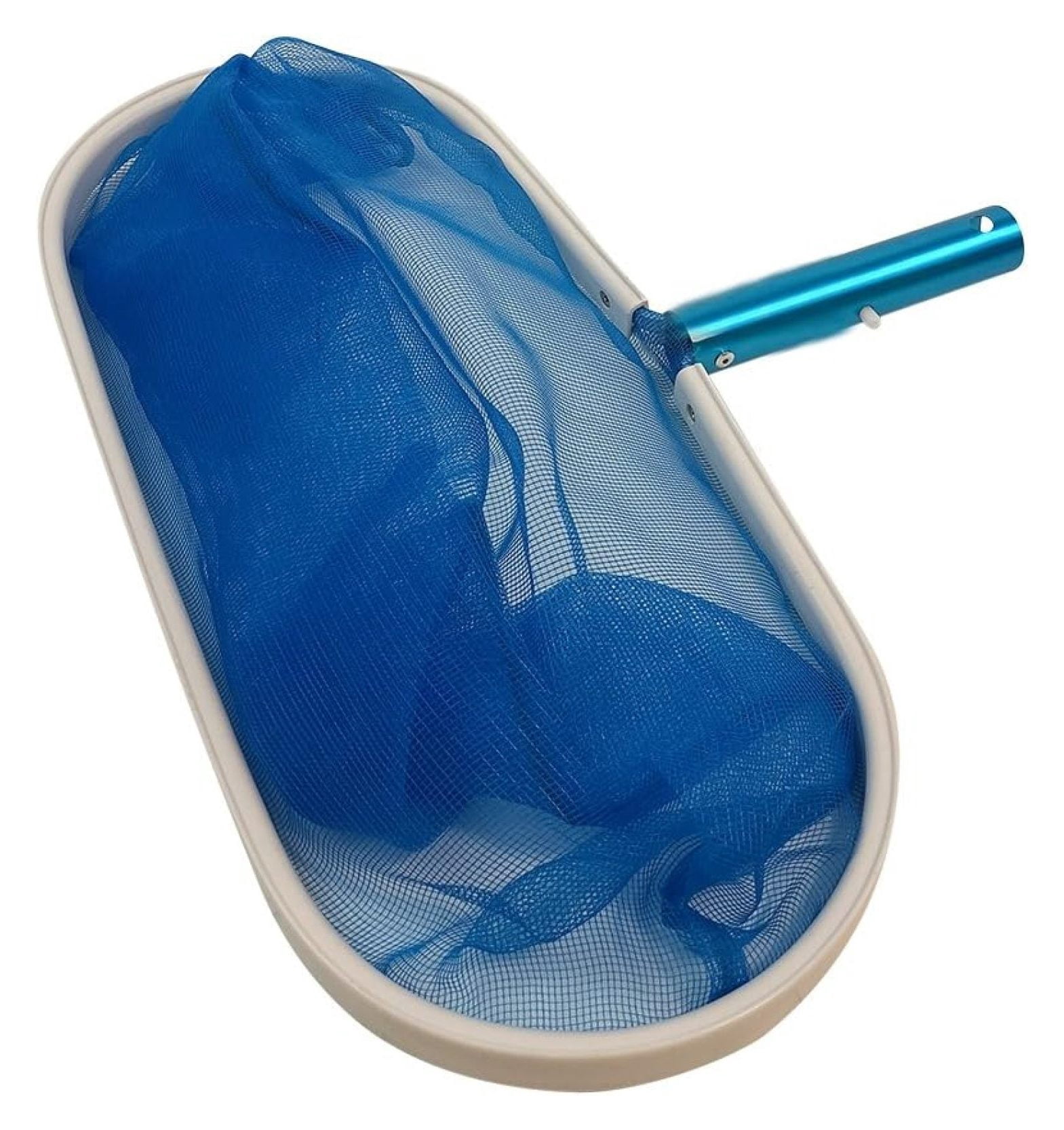 Premium Deep Leaf Rake with Heavy Duty Aluminum Frame & Fine Net for ...