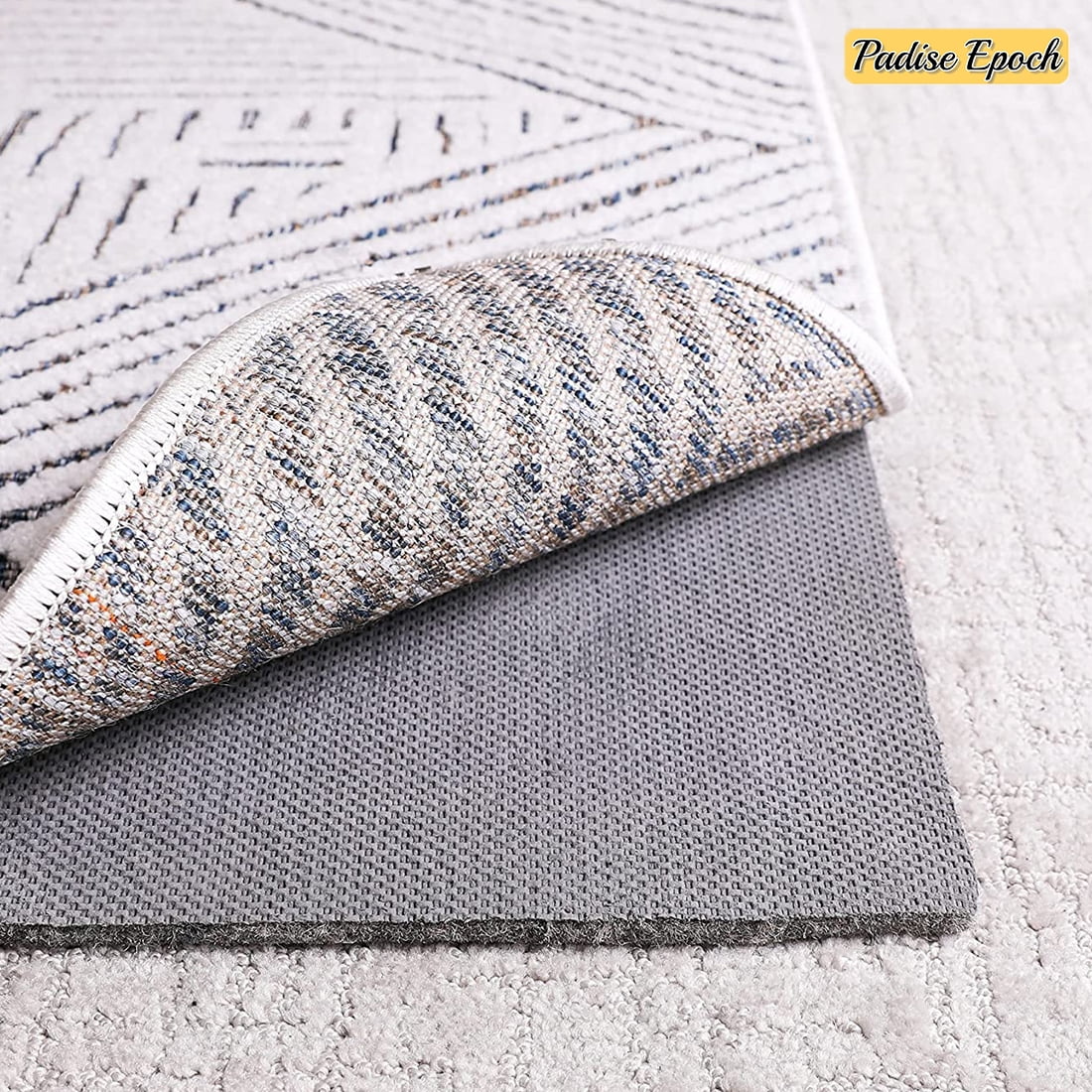 Premium Deluxe Cushioned Non-Slip Rug Pad Gripper 8X10 FT | Anti-Slip ...