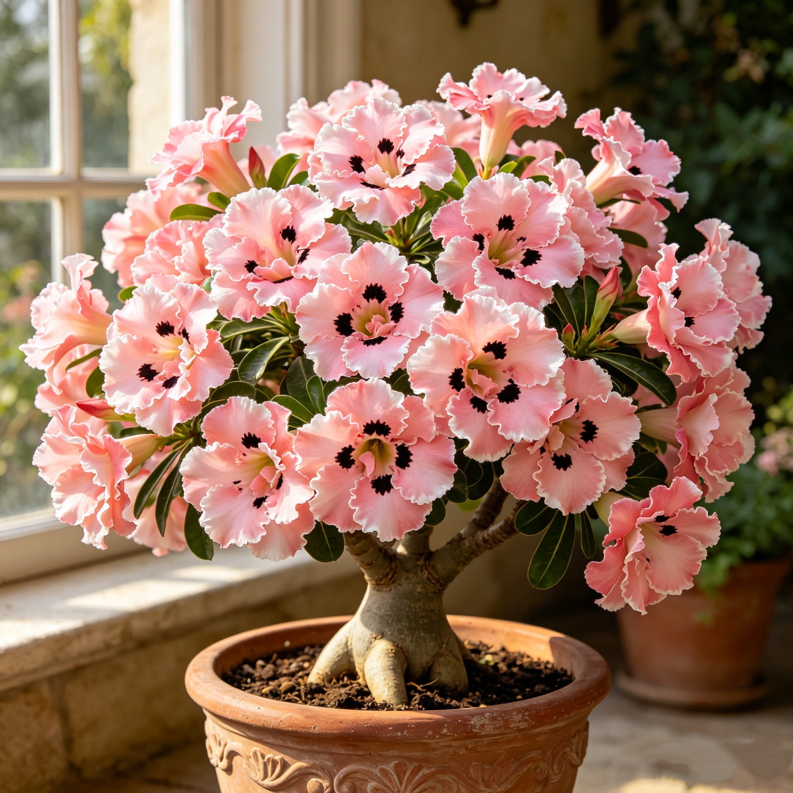 Premium Desert Rose Bulbs-Elegant Variegated Flowers-Low Maintenance ...