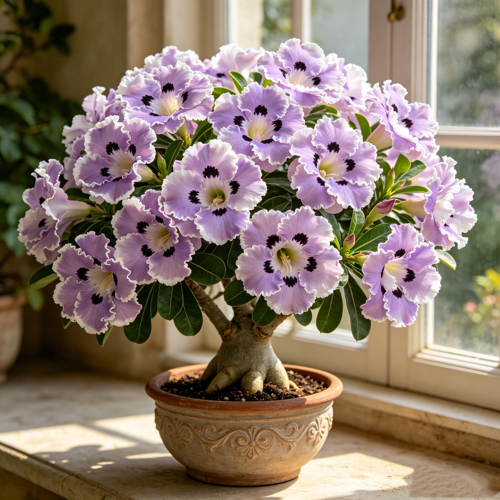 Premium Desert Rose Bulbs-Elegant Variegated Flowers-Low Maintenance ...
