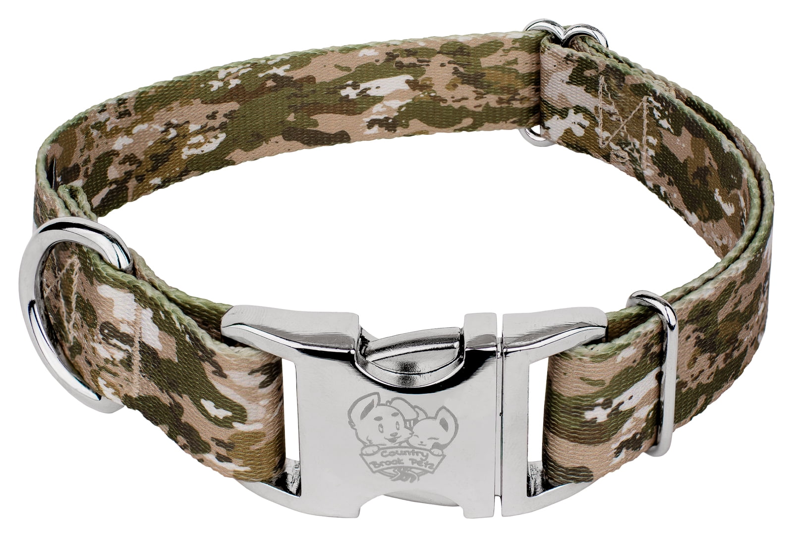 Country Brook Petz® Premium Desert Viper Camo Dog Collar, Small ...