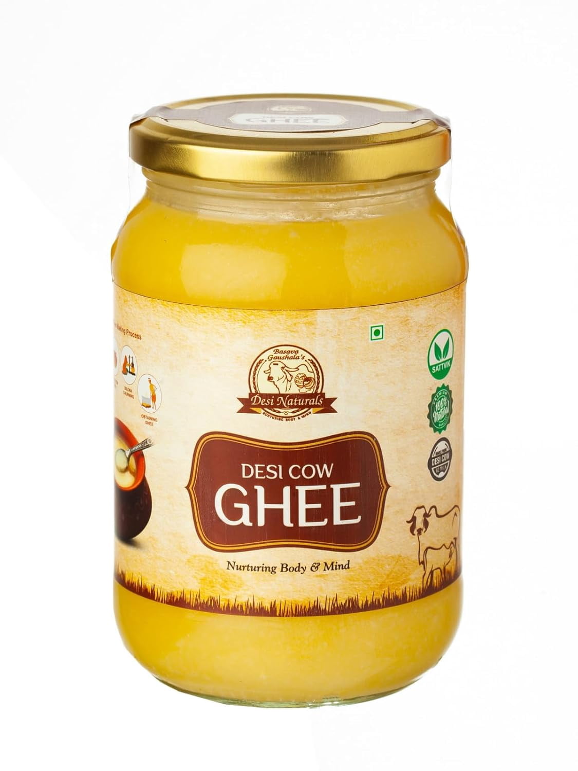 Premium Desi Cow Bilona Ghee By Desi Naturals | Traditional Authentic ...