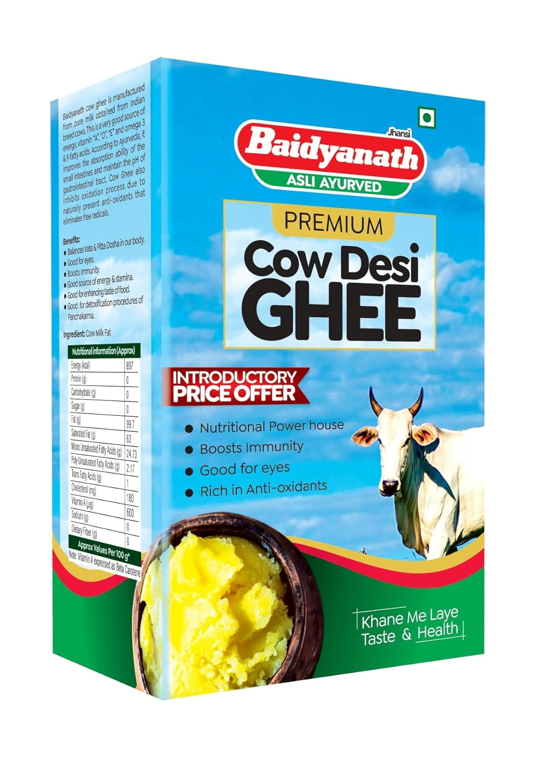 Premium Desi Cow Ghee By Baidyanath | Rich In Nutrients Healthy ...