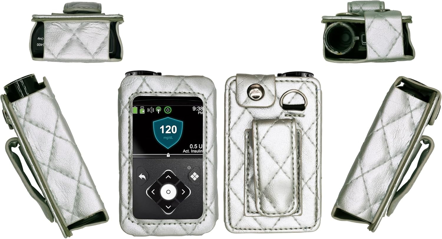 Premium Diamond Check Pattern Holster with Screen Protector & Belt Clip ...