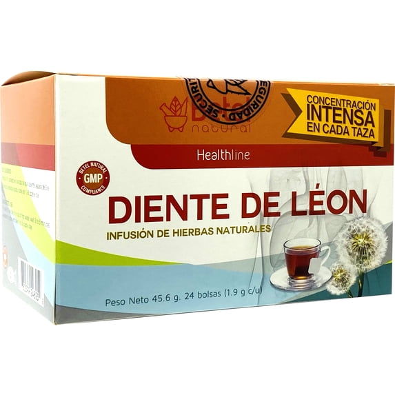 Betel Natural Premium Dandelion Detox Tea - 24 Bags, Organic for Liver ...