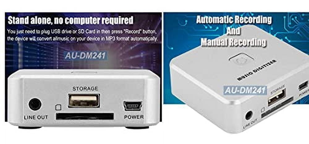 Premium Digital Audio Recorder MP3 Player With IR Remote USB Port SD ...