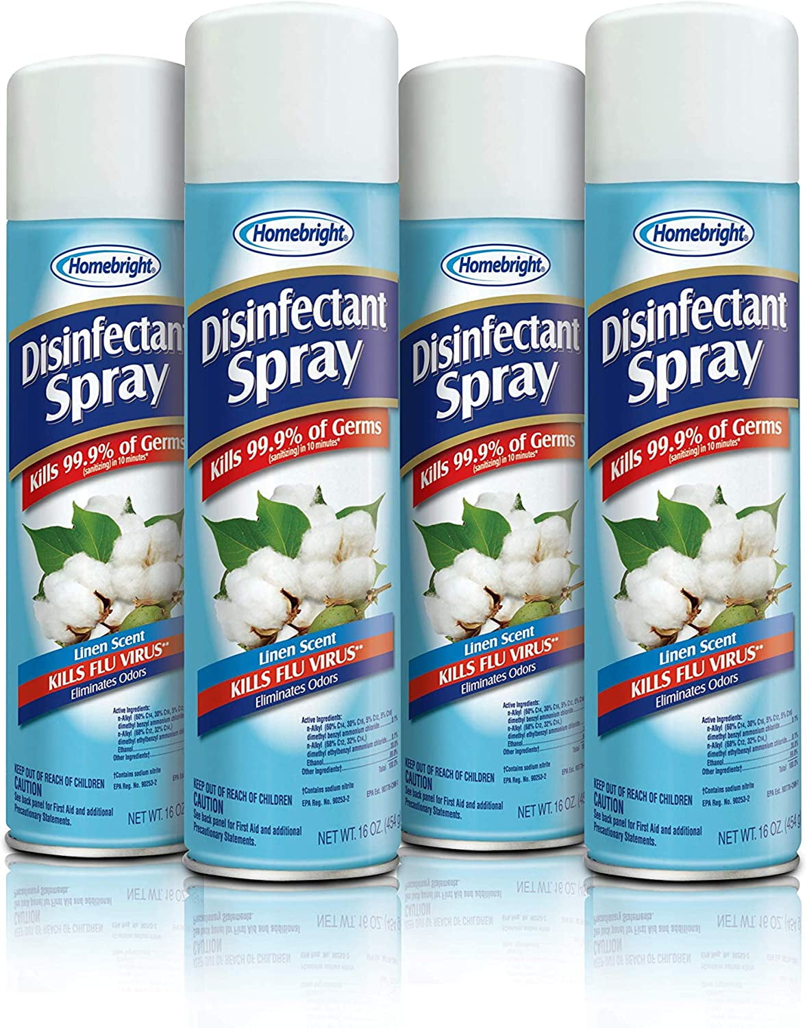 Premium Disinfectant Aerosol Spray - Kills 99.99% of Viruses & Bacteria ...