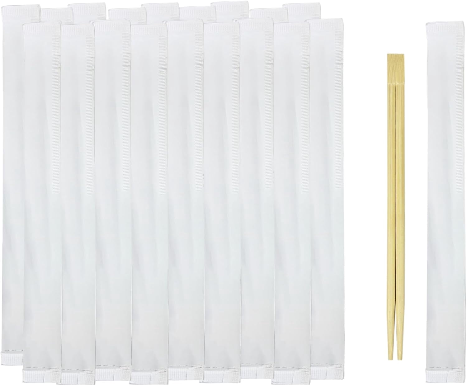 Premium Disposable Bamboo Twin Chopsticks 9 Inches - Individually ...