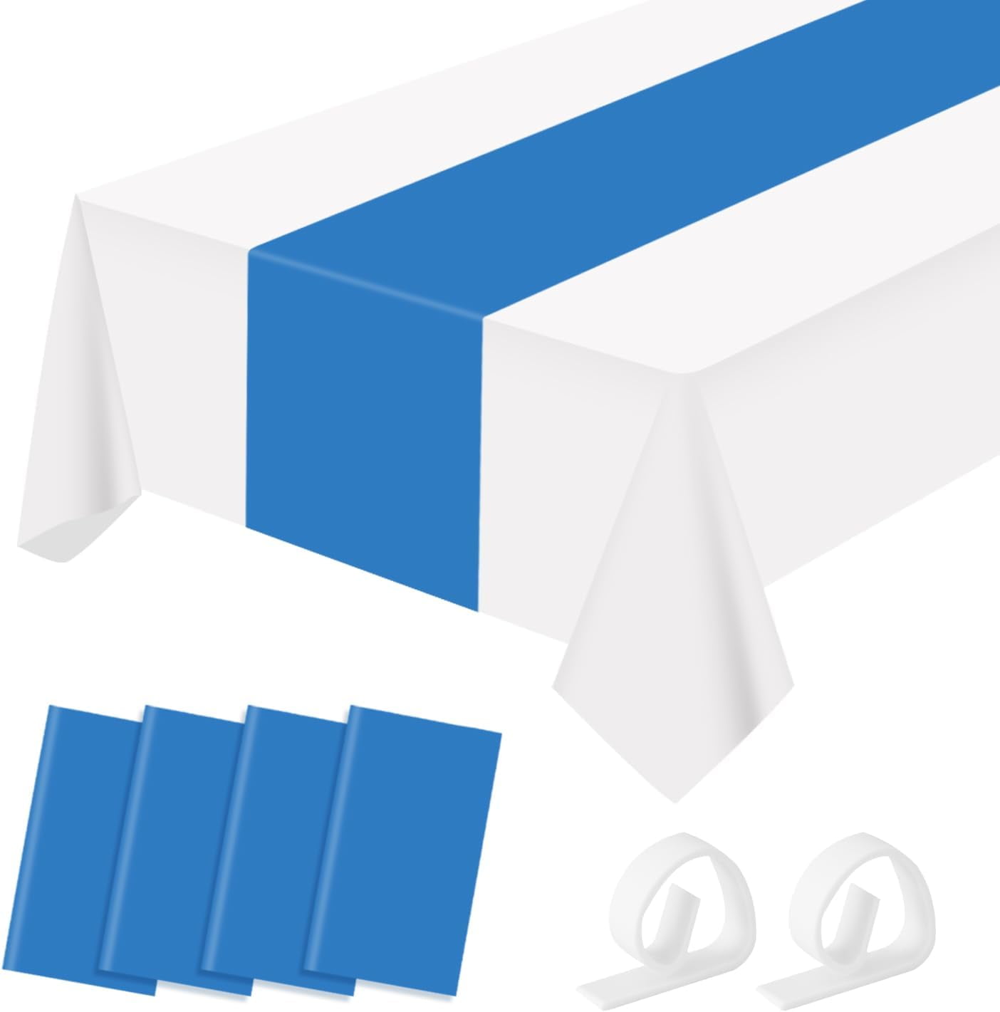 Premium Disposable Plastic Table Runner 14x108 Inch - Perfect Home ...