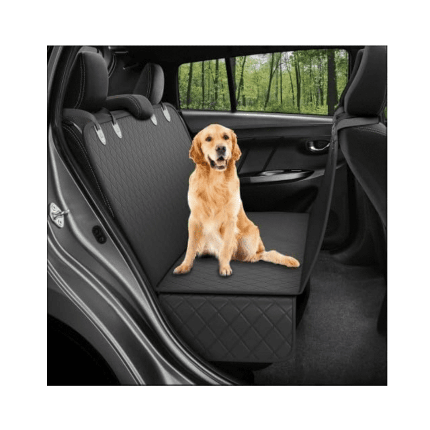 Premium Dog Car Seat Cover for Trucks, Sedans & SUVs - Waterproof ...