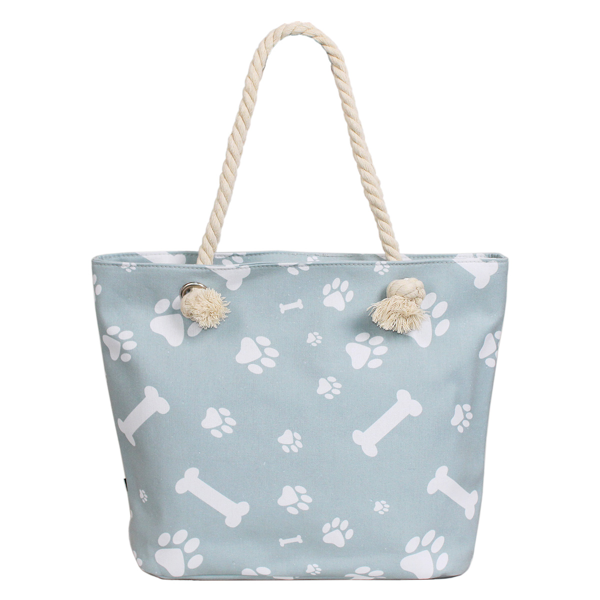 Premium Dog Cat Puppy Kitty Animal Paws Print Canvas Tote Shoulder Bag ...
