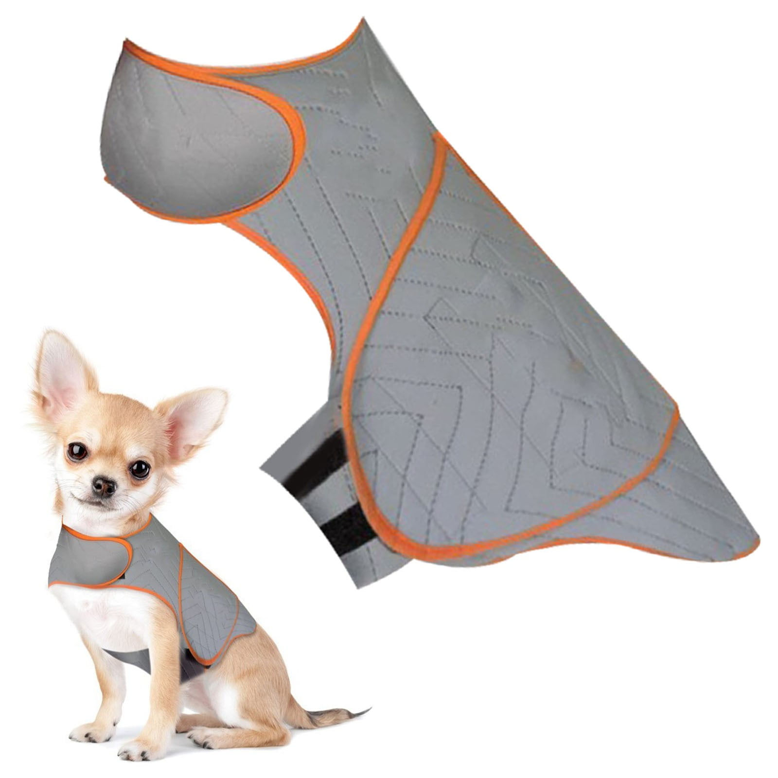 Premium Dogs Anxiety Relief Vest - Calming Pressure Wrap for Fireworks ...