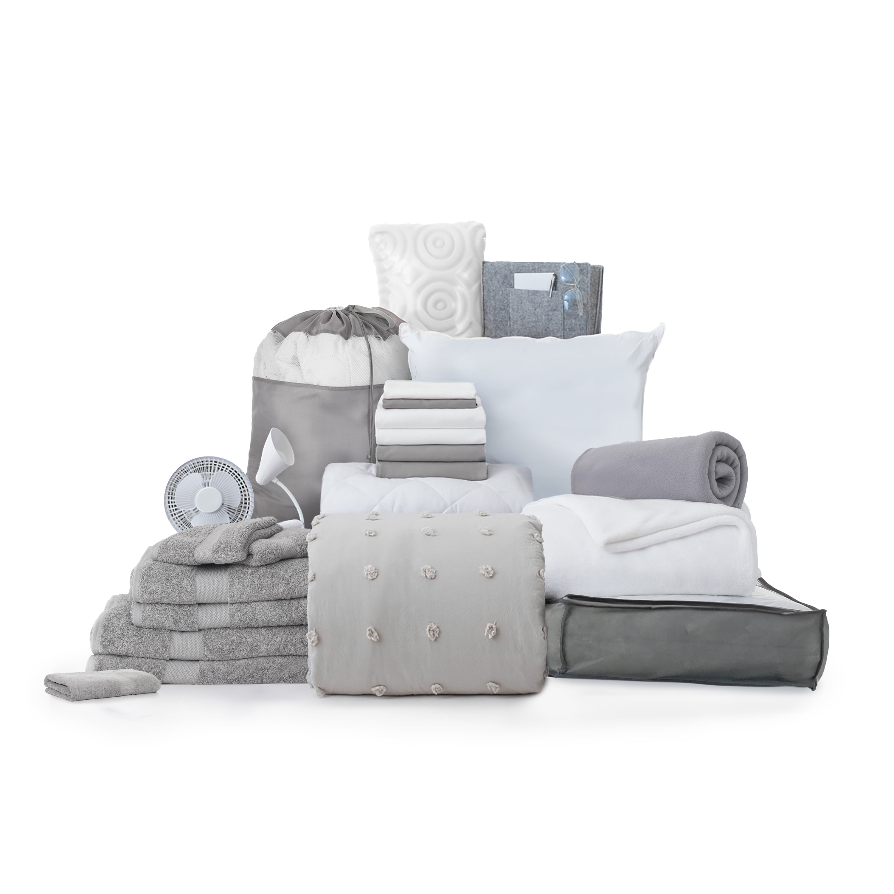 Premium Dorm Essential Bundle - 24 Piece Twin XL Set, Twin XL ...