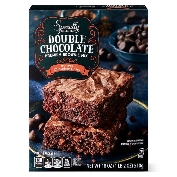 Premium Double Chocolate Brownie Mix, 18 oz Package May Vary - Walmart.com