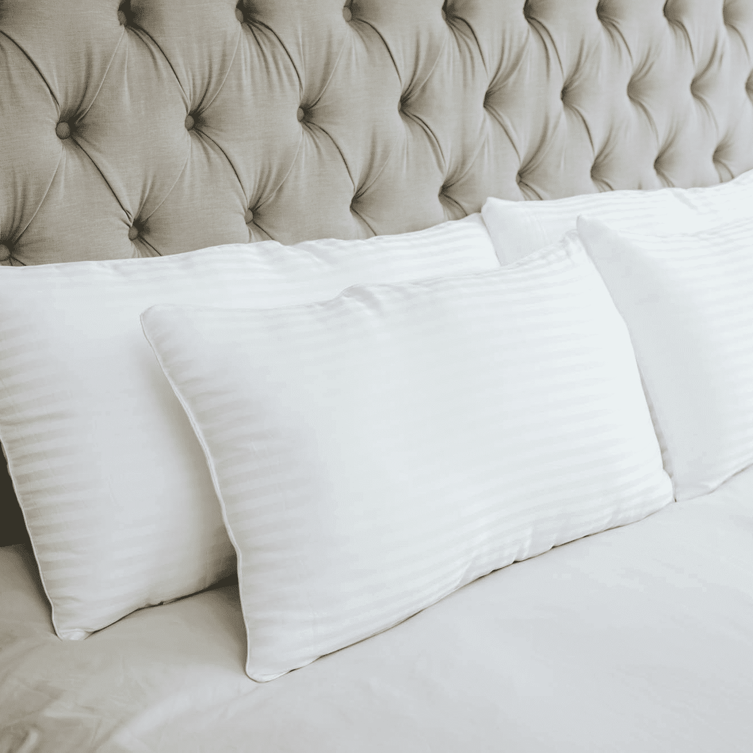 Premium Down Alternative Pillows for Side & Back Sleepers (Set of 2), Queen Size Pillows Set (28 ...