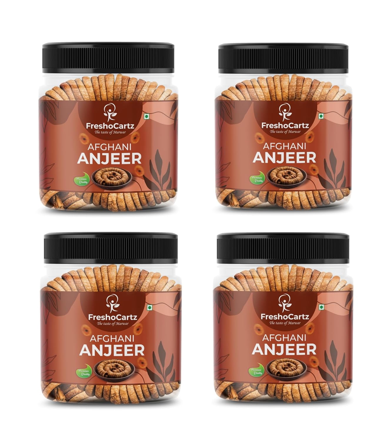 Premium Dried Anjeer Dry Fruits By FreshoCartz 1kg, (250gm*4) Each ...