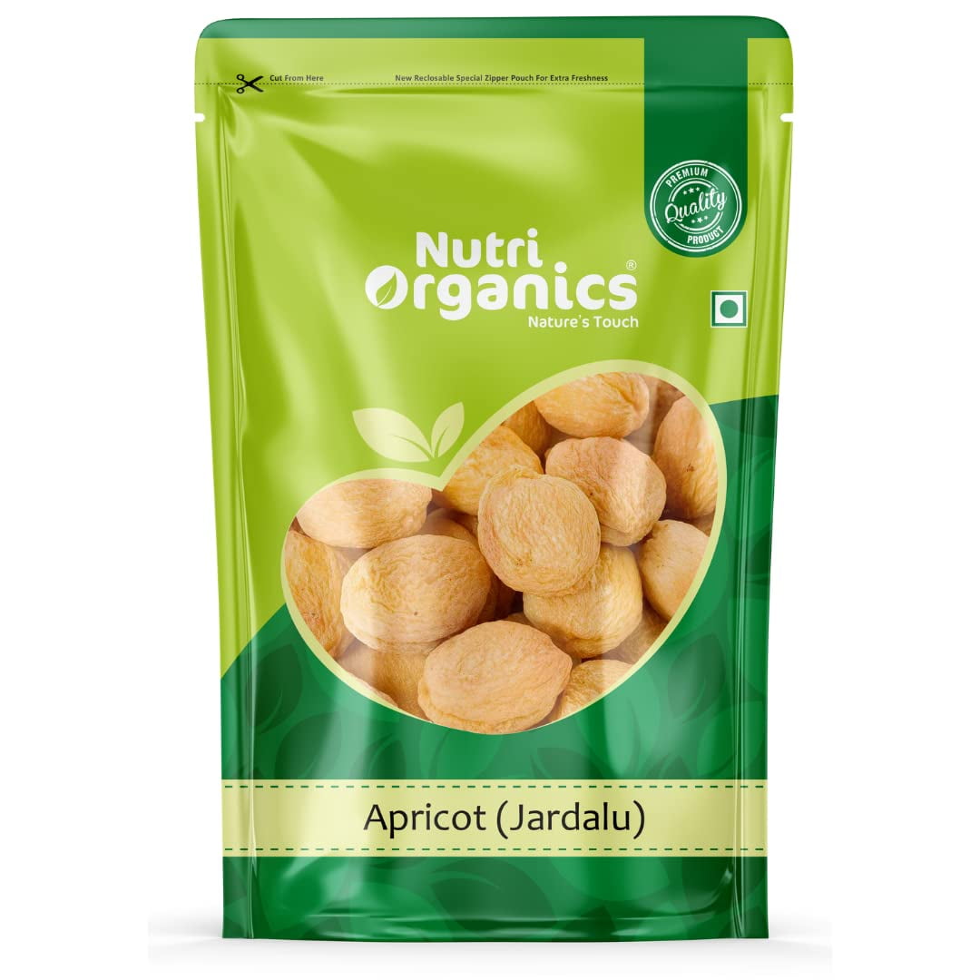 Premium Dried Apricot (Jardalu) By NutriOrganics 500gm,| High In ...