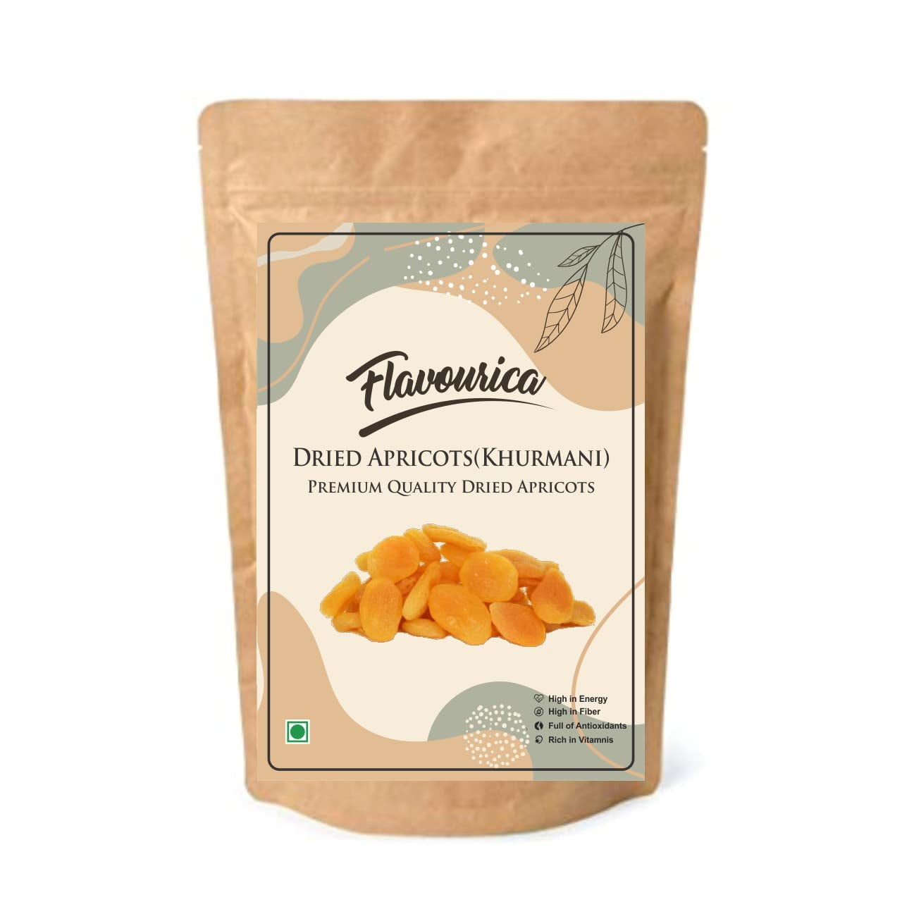Premium Dried Apricot (Khurmani) By Flavourica 200gm, | High In Protein ...