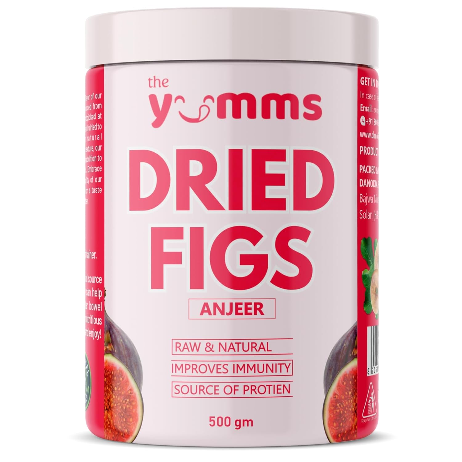 Premium Dried Fig/ Anjeer By The Yumms 450gm, | Highest Grade Figs, No ...