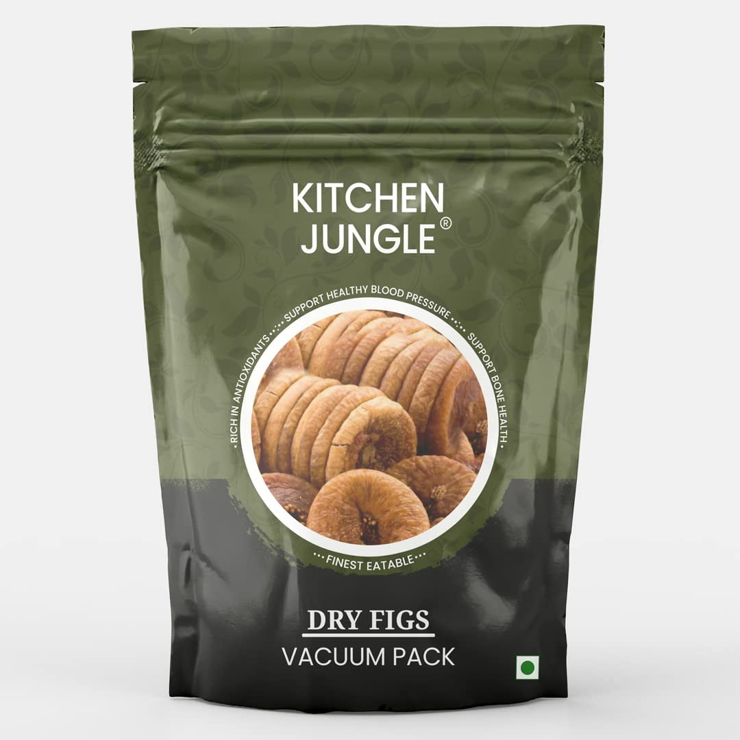 Premium Dried Figs Anjeer By Kitchen Jungle 1kg, | Rich In Vitamins ...
