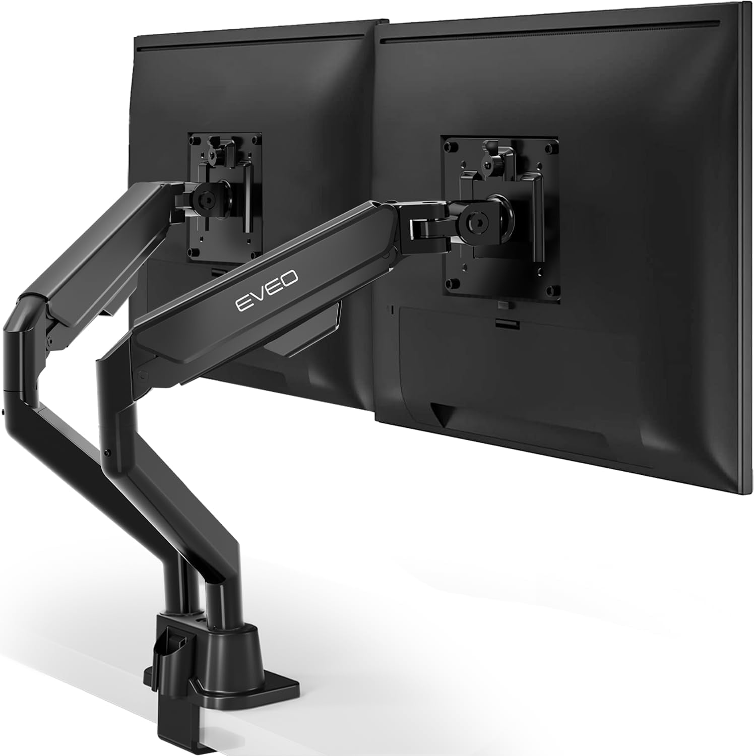 Premium Dual Monitor Mount 14"-32” Arm Bracket Adjustable Height Gas ...